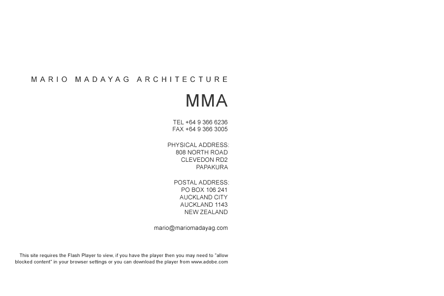 MARIO MADAYAG ARCHITECTURE : M M A